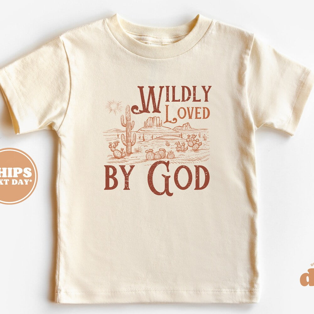 Christian Shirts For Kids - Wildly Loved By God Shirt - Jesus Pink ...