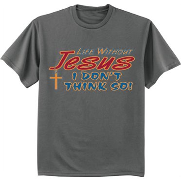 Christian Shirts Gifts Mens Graphic Tees Jesus Facts - Walmart.com