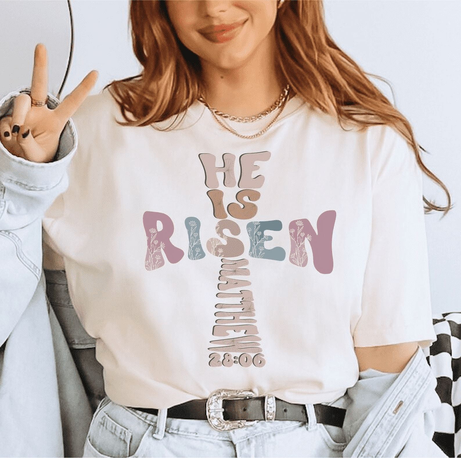 Christian Shirts, He is Risen Shirt, Easter Christian Shirt, Bible ...
