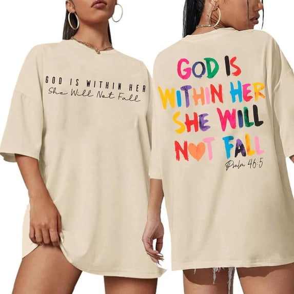 Christian Shirts for Women Jesus Faith Shirt Bible Verse T Shirt God is ...