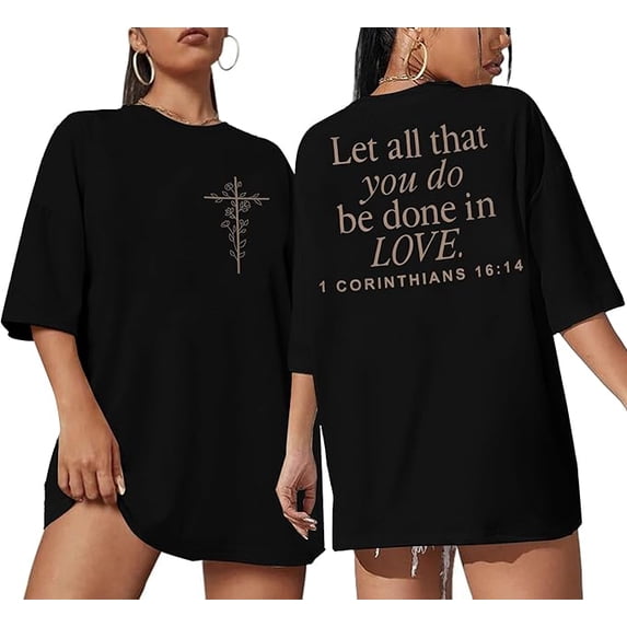 Christian Shirts for Women Jesus Shirt Religious Faith Tshirts ...