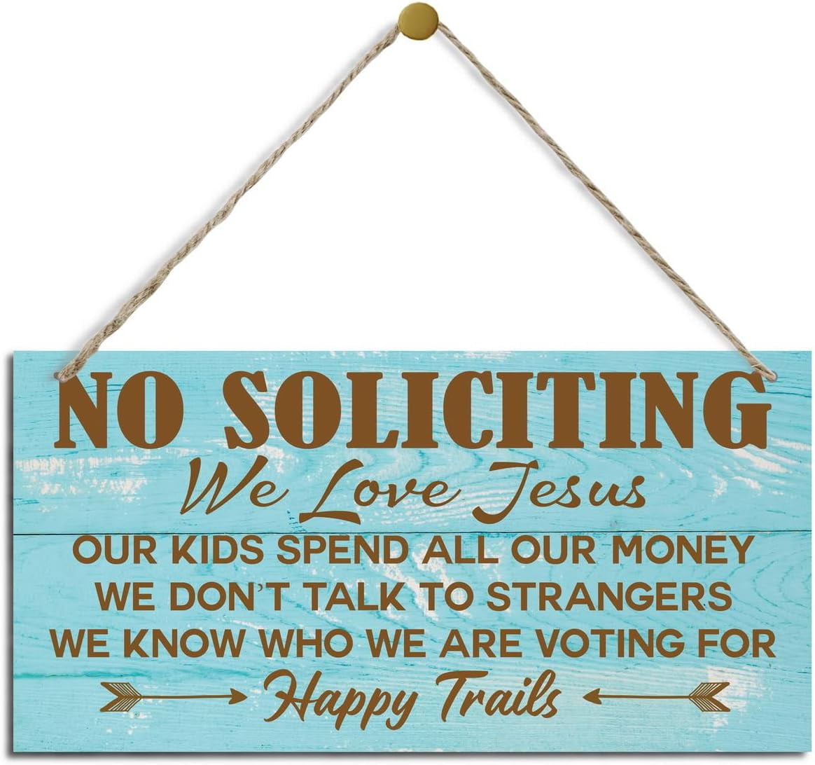 Christian Signs Happy Trails Sign Decorative Wood Hanging Wood Plaque ...