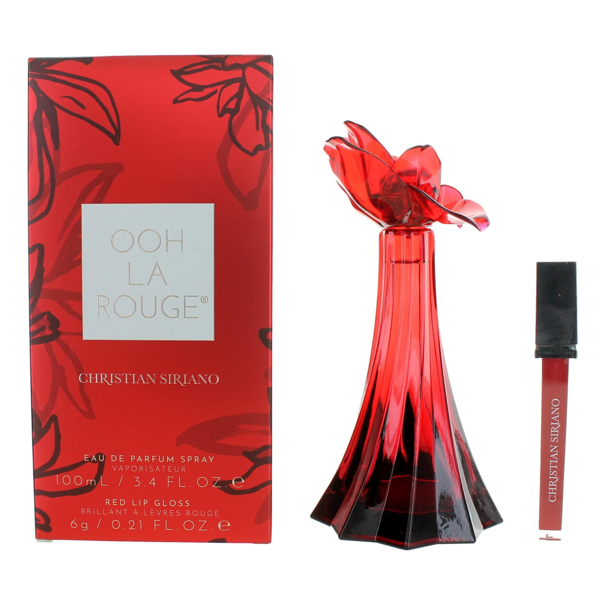 Christian Siriano Ooh La Rouge Gift Set, 3.4 oz EDP Spray, 0.21 oz Red Lip Gloss - Walmart.com