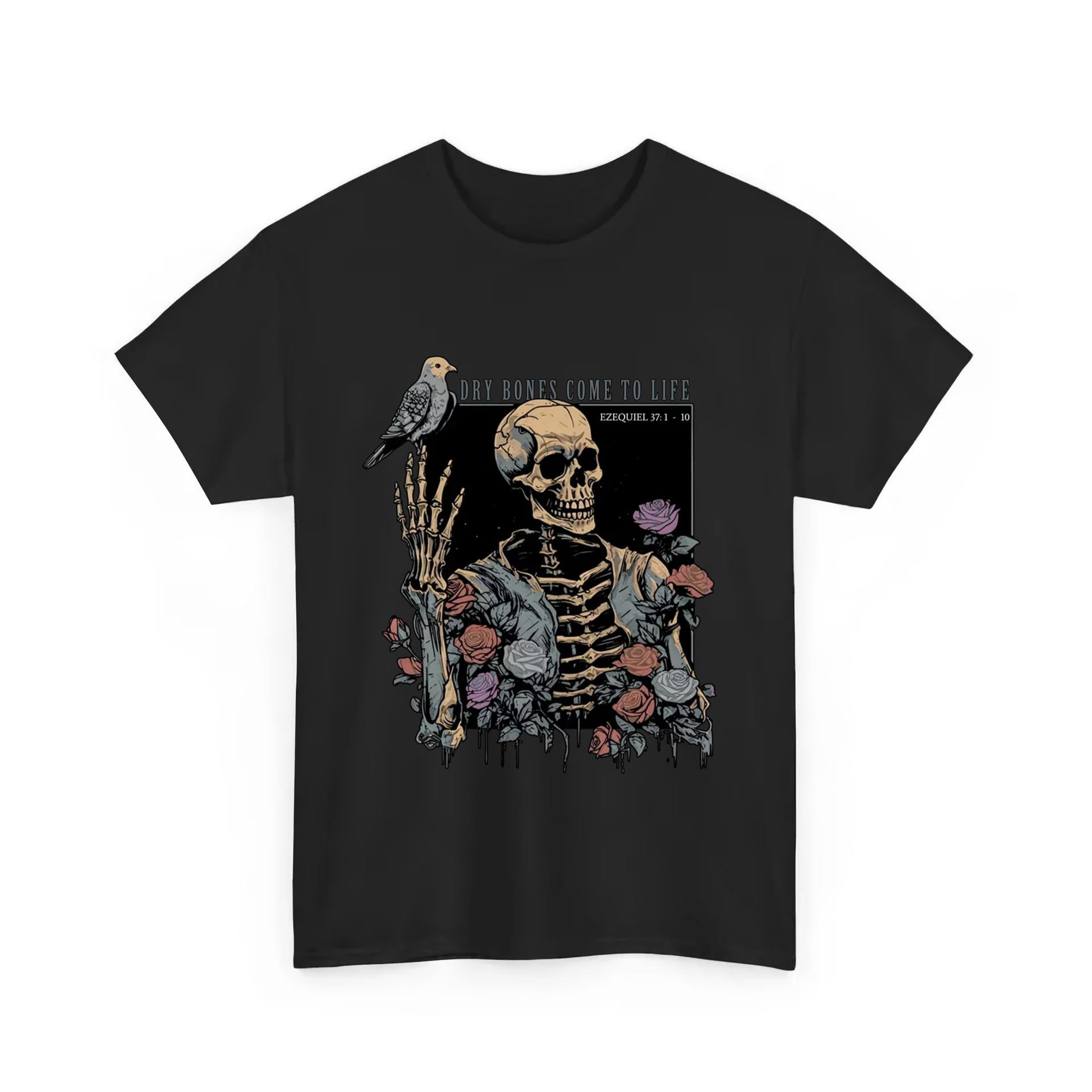Christian Skeleton Graphic Shirt Unisex Size S-3XL - Walmart.com