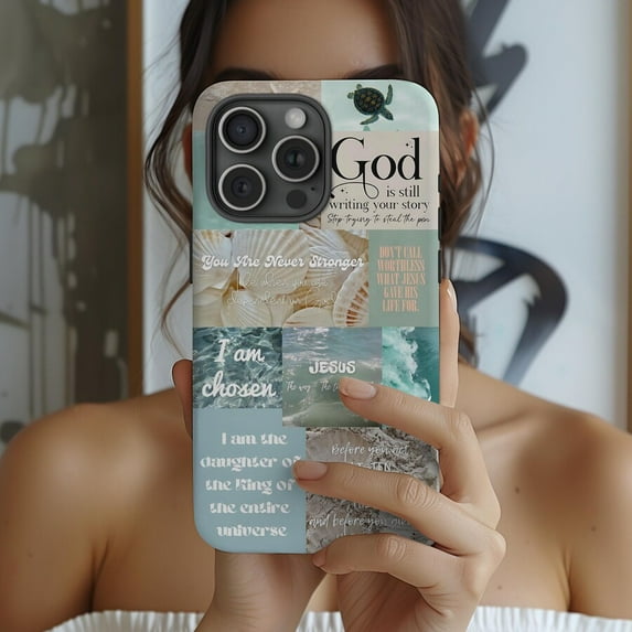 Christian Summer Ocean Bible Verse Turtle Seashell Collage Case 11 12 ...