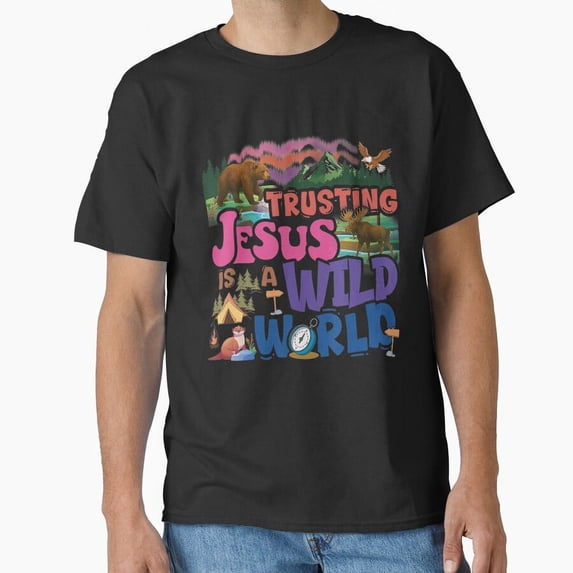Christian Summer True North Trusting Jesus Camp T-Shirt - Walmart.com