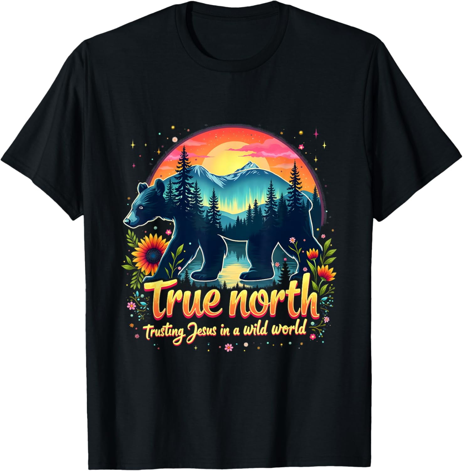 Christian Summer True North Vbs 2025 Trusting Jesus Camp T-Shirt Unisex ...