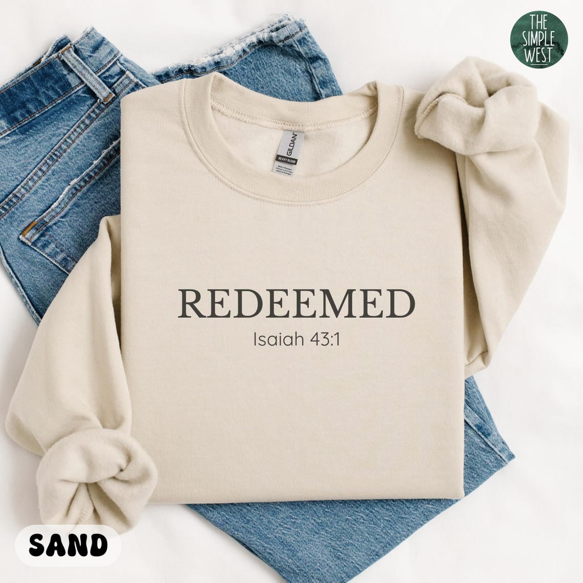 Christian Sweatshirt, Bible Verse Crewneck, Jesus Apparel ...