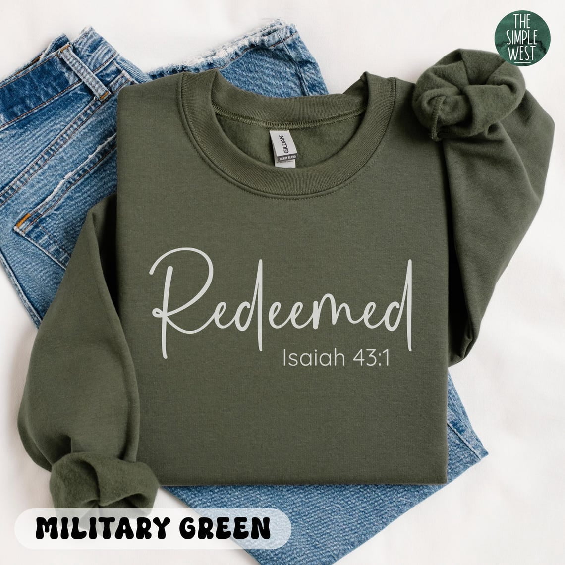 Christian Sweatshirt, Bible Verse Crewneck, Jesus Apparel ...