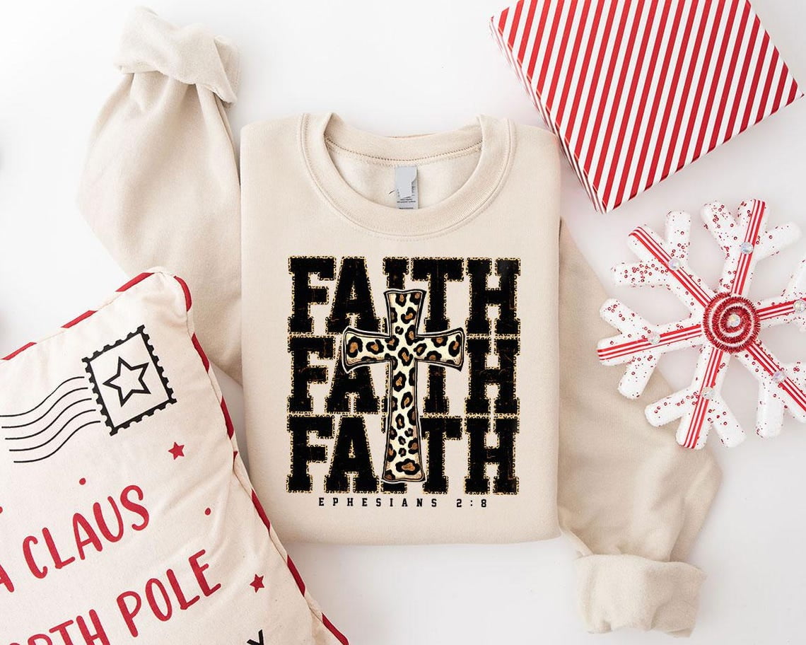 Christian Sweatshirt, Faith Shirt, Church Shirt, Bible Verse, Ephesians ...