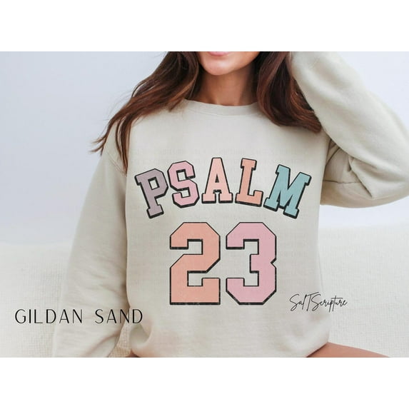 Christian Sweatshirt, Faith Shirt, Psalm Christianity, Boho Christian ...