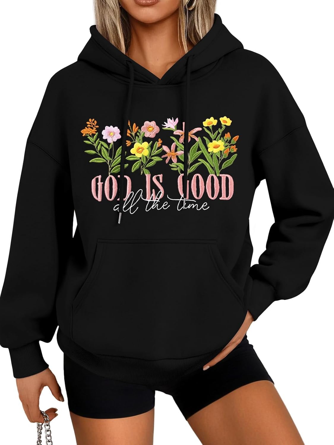 Christian Sweatshirts Women Jesus Hoodie God is Good Bible Verse ...
