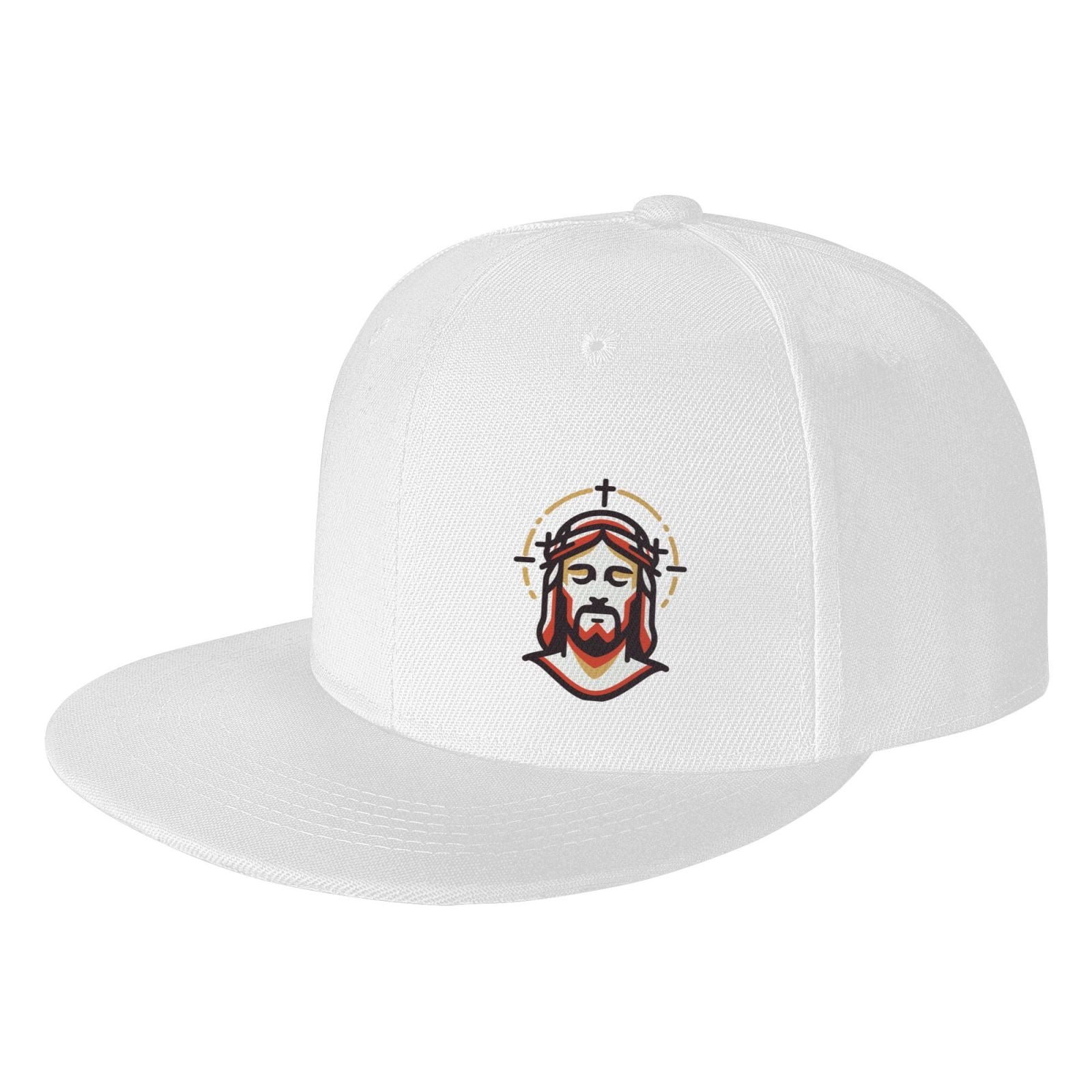 Christian Symbol Jesus Logo Men And Women Baseball Cap Adjustable Flat ...