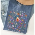 Christian T-Shirt: It Is Well Floral, Religious Apparel - Walmart.com