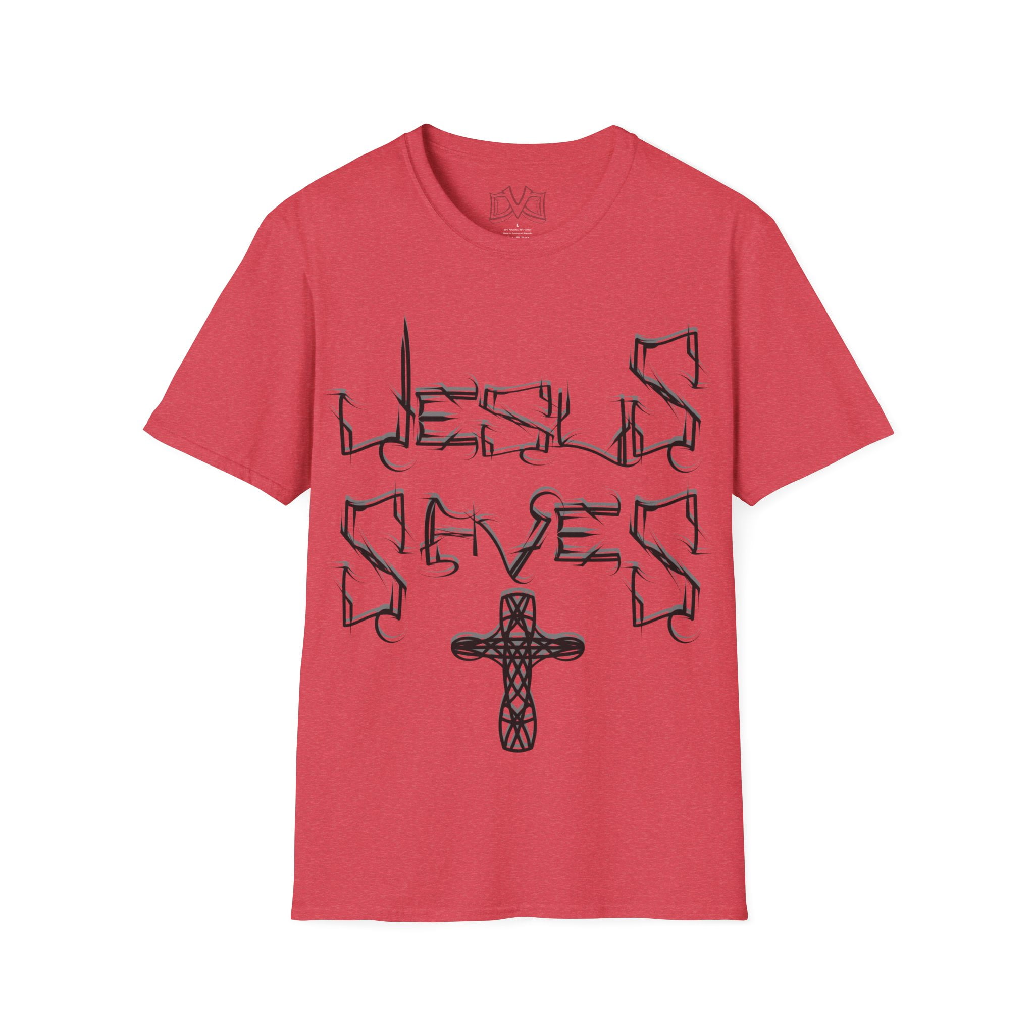 Christian T Shirt Jesus Saves Celtic Cross 100% Cotton Unisex fit ...