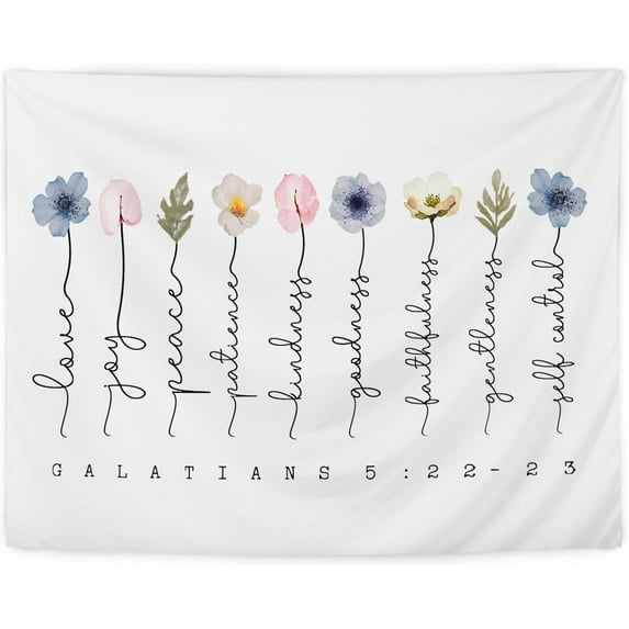Christian Tapestry Wall Hanging Galatians 5:22-23 Fruit Of The Spirit ...