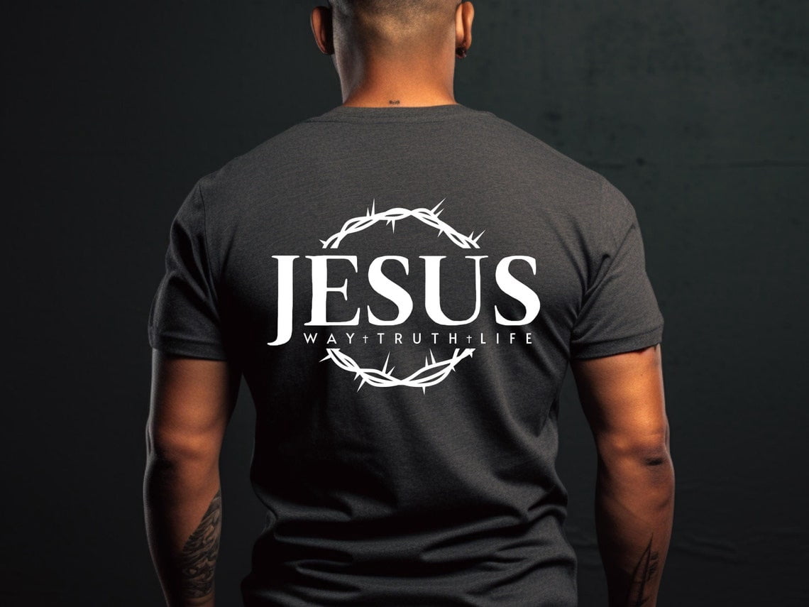 Christian Tee Shirt, Jesus the Way the Truth and the Life, Religious ...