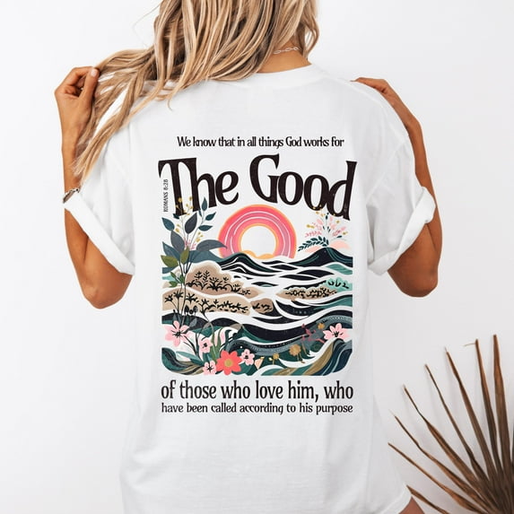 Christian Tee Shirt, Retro Bible Verse Shirt, Religious Gifted Tee ...