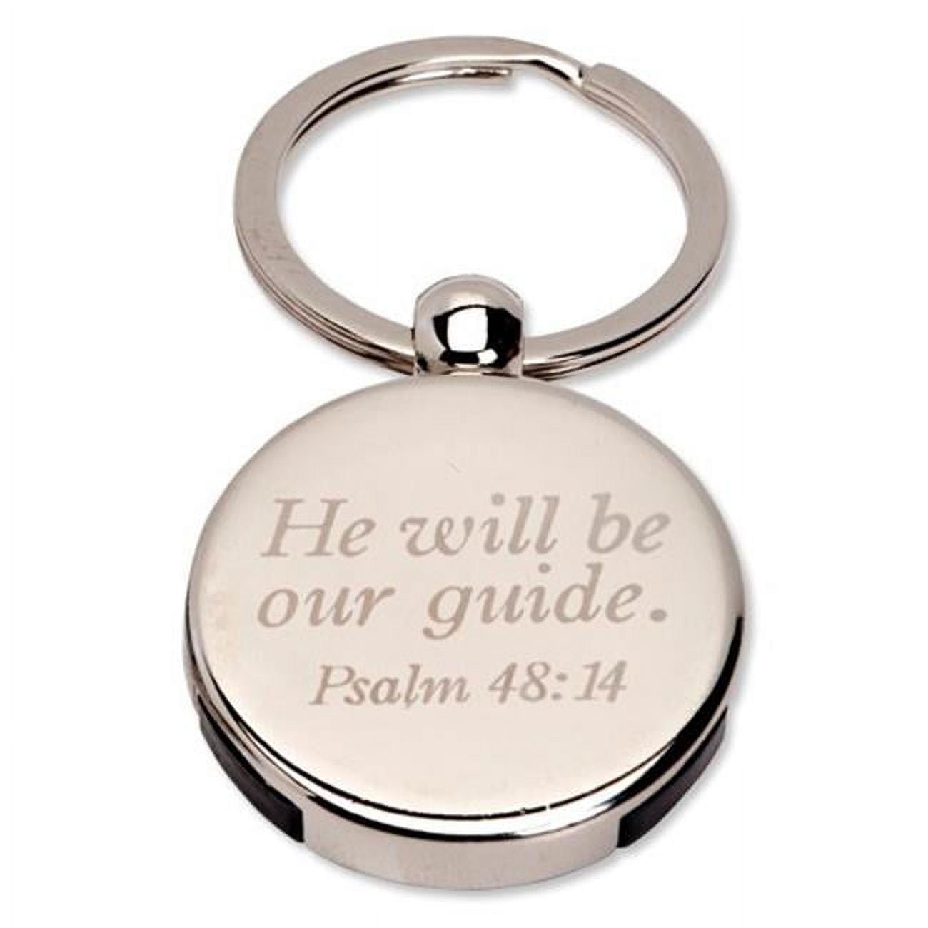 Christian Tools of Affirmation 20052X Keychain - Compass He Will Be Our ...