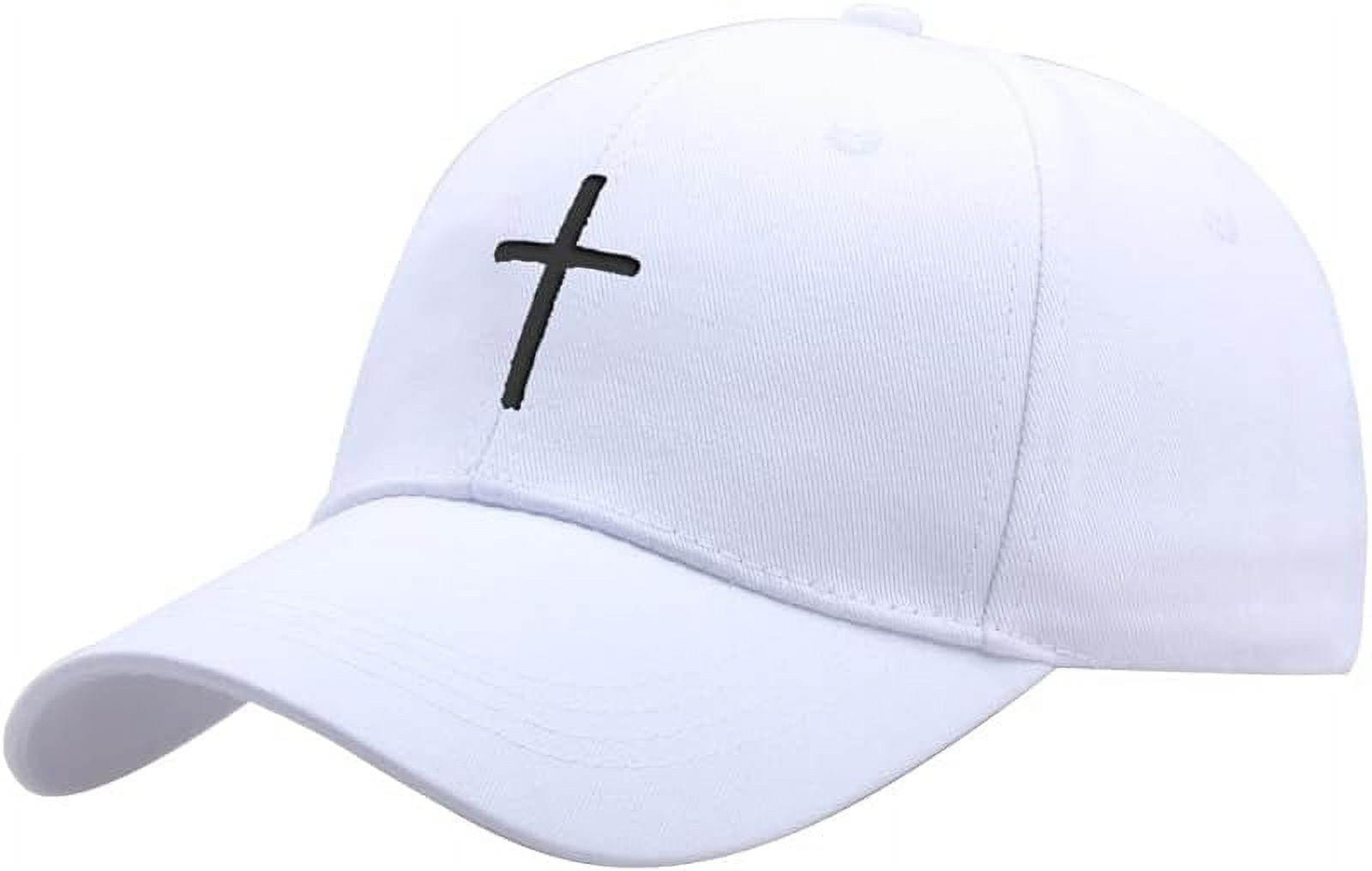 Christian Trucker Hats Buckle Adjustable Wash Jesus Cross Religious ...