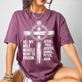 Christian Tshirt All My Role Models Went To Prison Cross Design Shirt ...