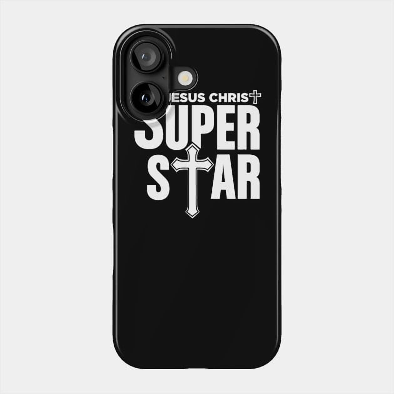 "Christian Tshirt Design Jesus Christ Super Star" Religious Case for ...