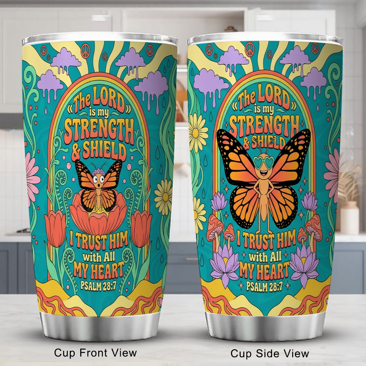 Christian Tumbler 20oz Inspirational Religious Catholic Gift for Sister ...