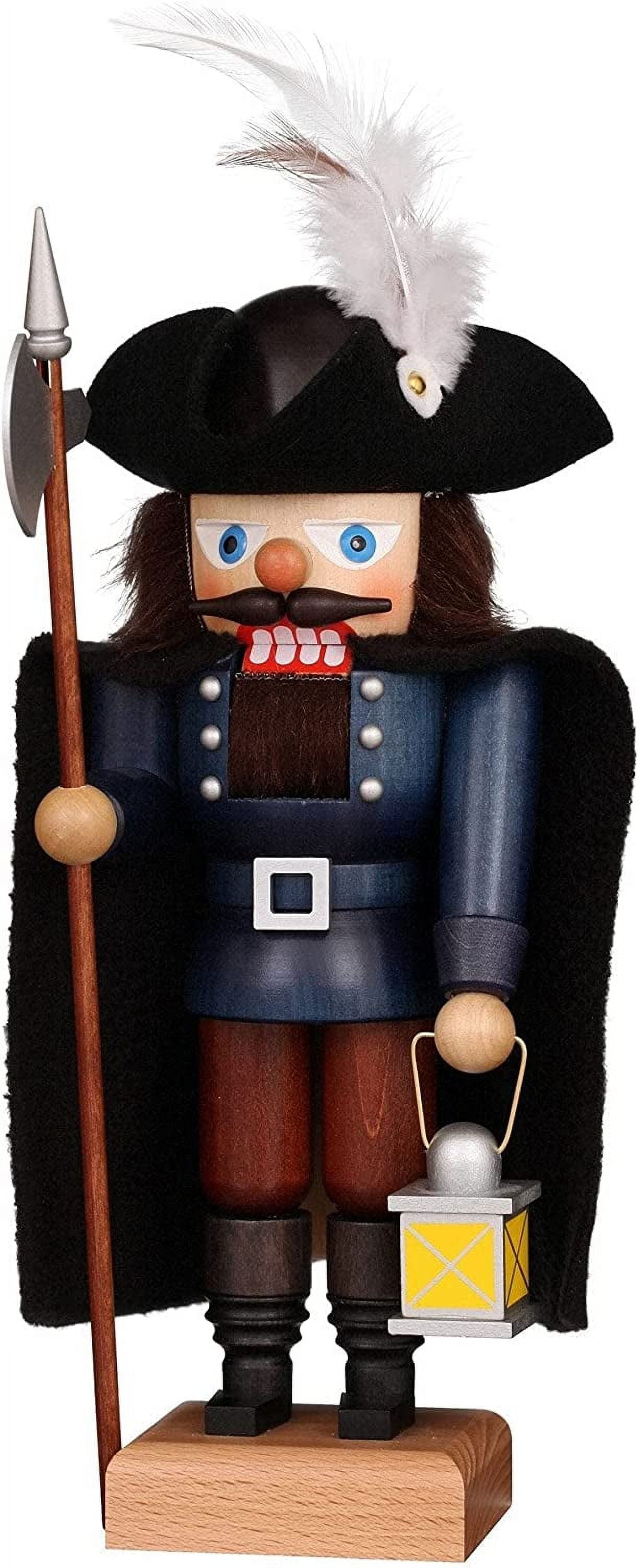 Christian Ulbricht Nutcracker-Watchman-11.5" H W x 5" D, Black ...
