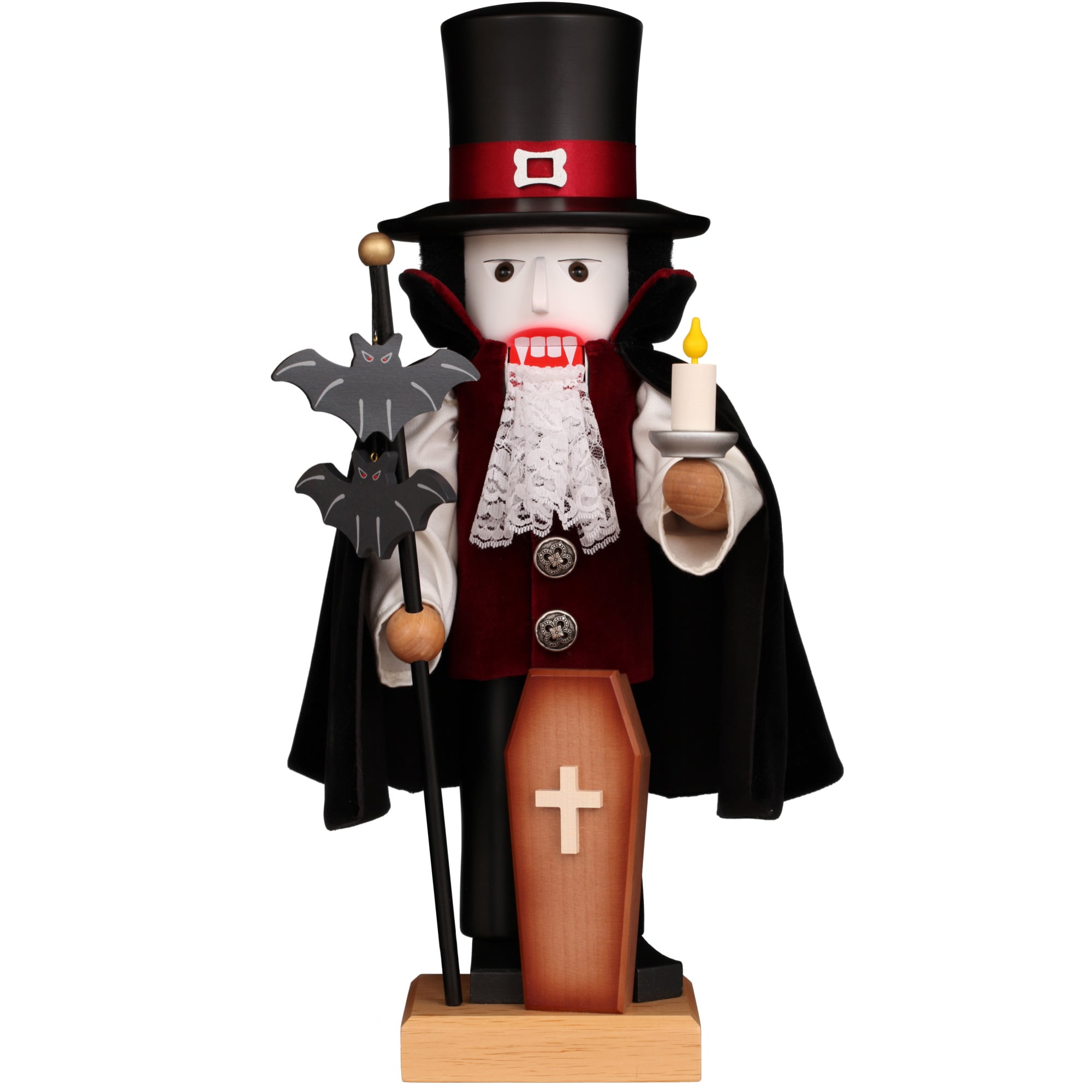 Alexander Taron 19.5” Count Dracula Halloween Handmade Wooden ...