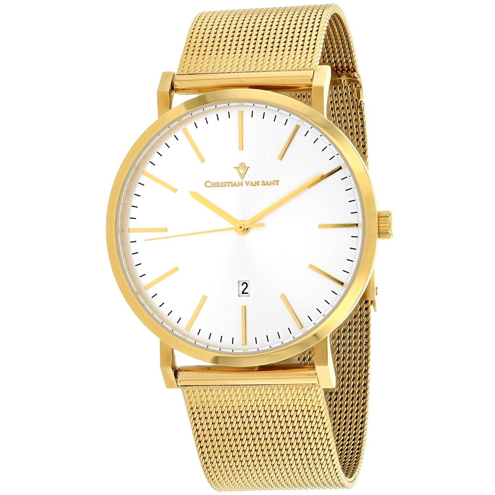 Christian Van Sant Men's Paradigm Silver Dial Watch - CV4325 - Walmart.com
