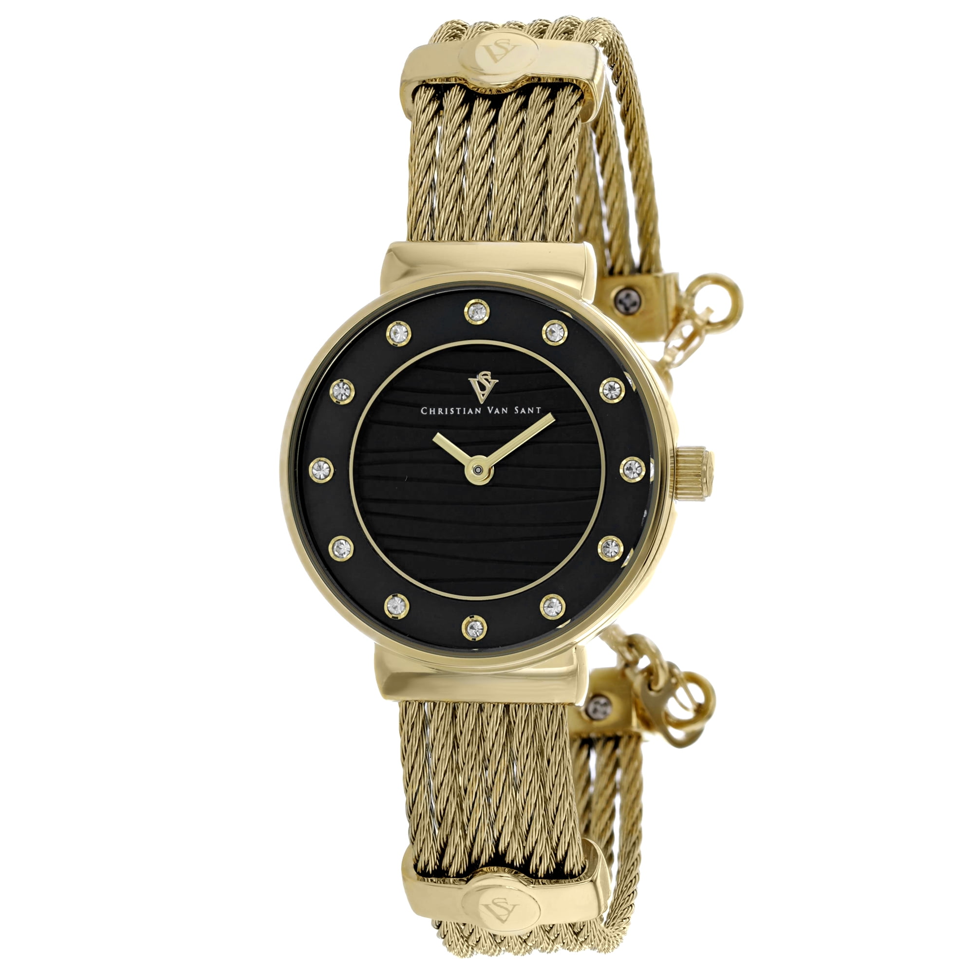 Christian Van Sant Women's Cavo Black Dial Watch - CV1298 - Walmart.com