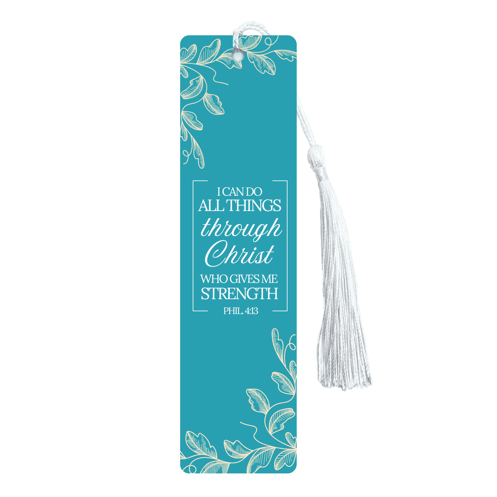 Christian Verses Metal Bookmark | Page Marker Divider | I Can Do All ...