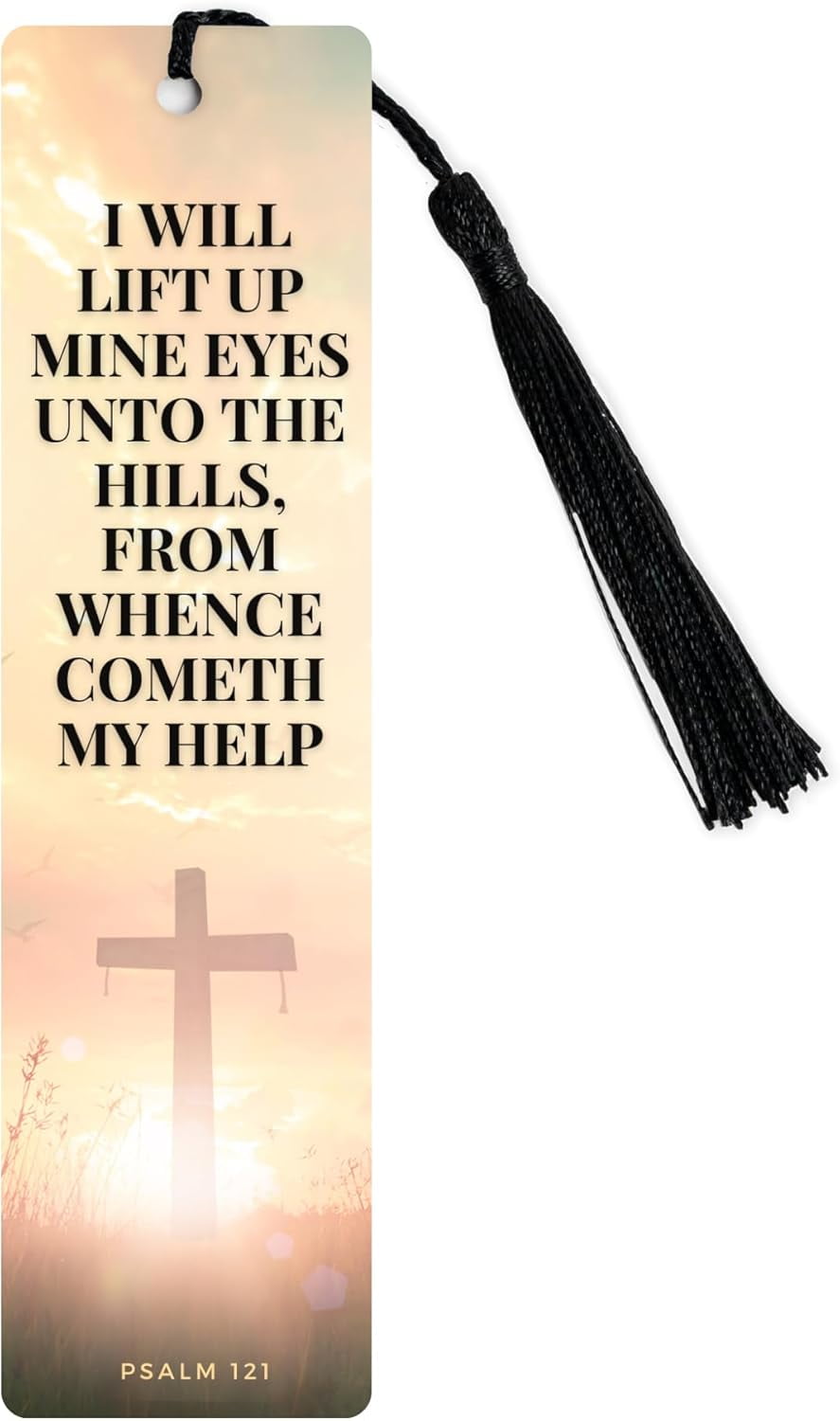 Christian Verses Metal Bookmark | Page Marker Divider | I Will Lift Up ...