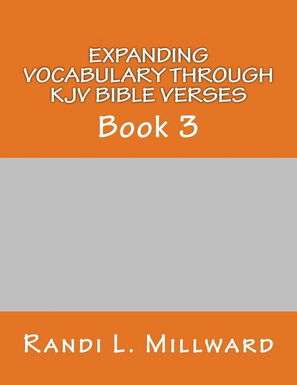 Christian Vocabulary Curriculum Expanding Vocabulary Through KJV Bible ...
