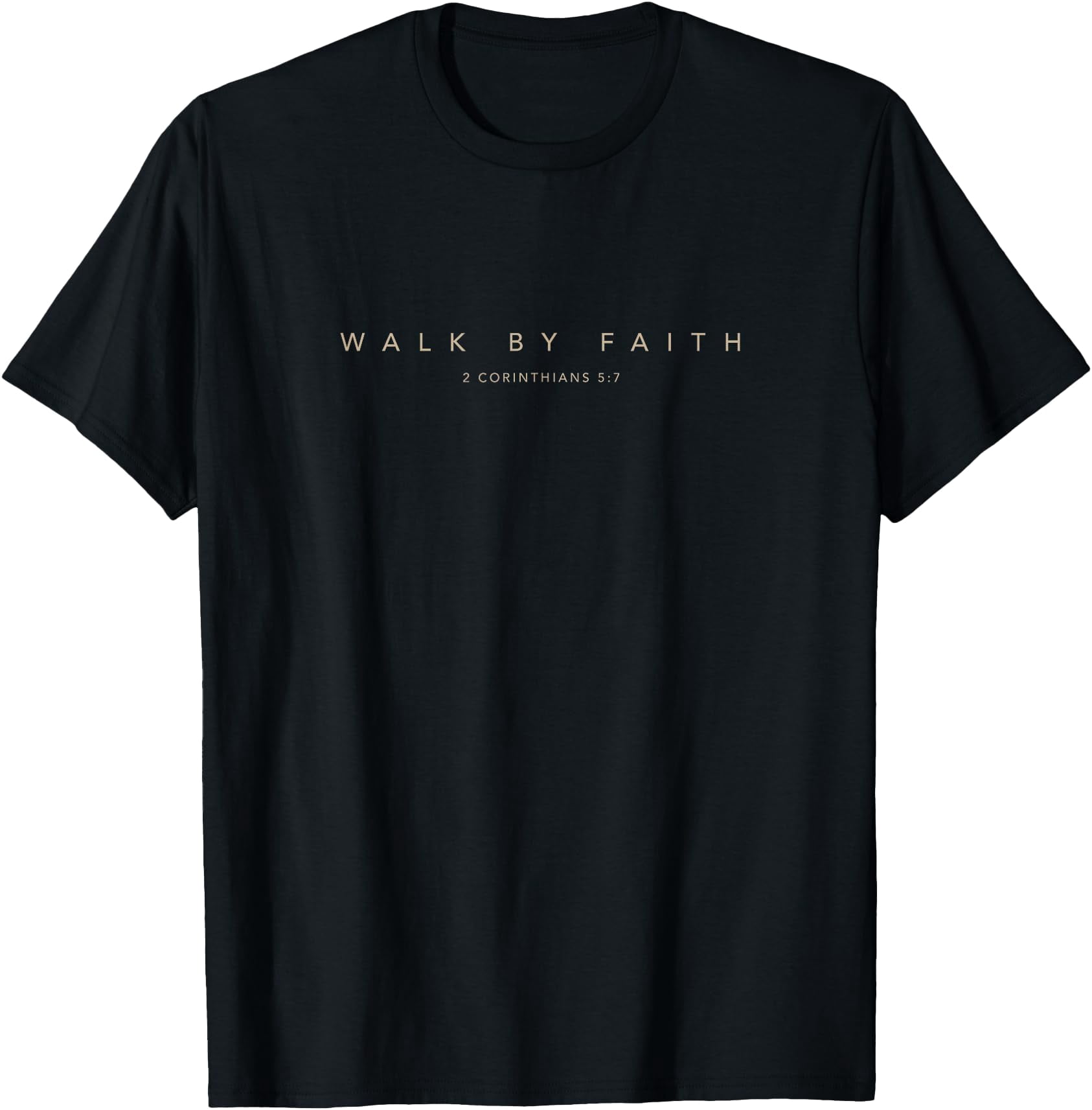 Christian Walk By Faith Corinthians Bible Verse T-Shirt for Spiritual ...