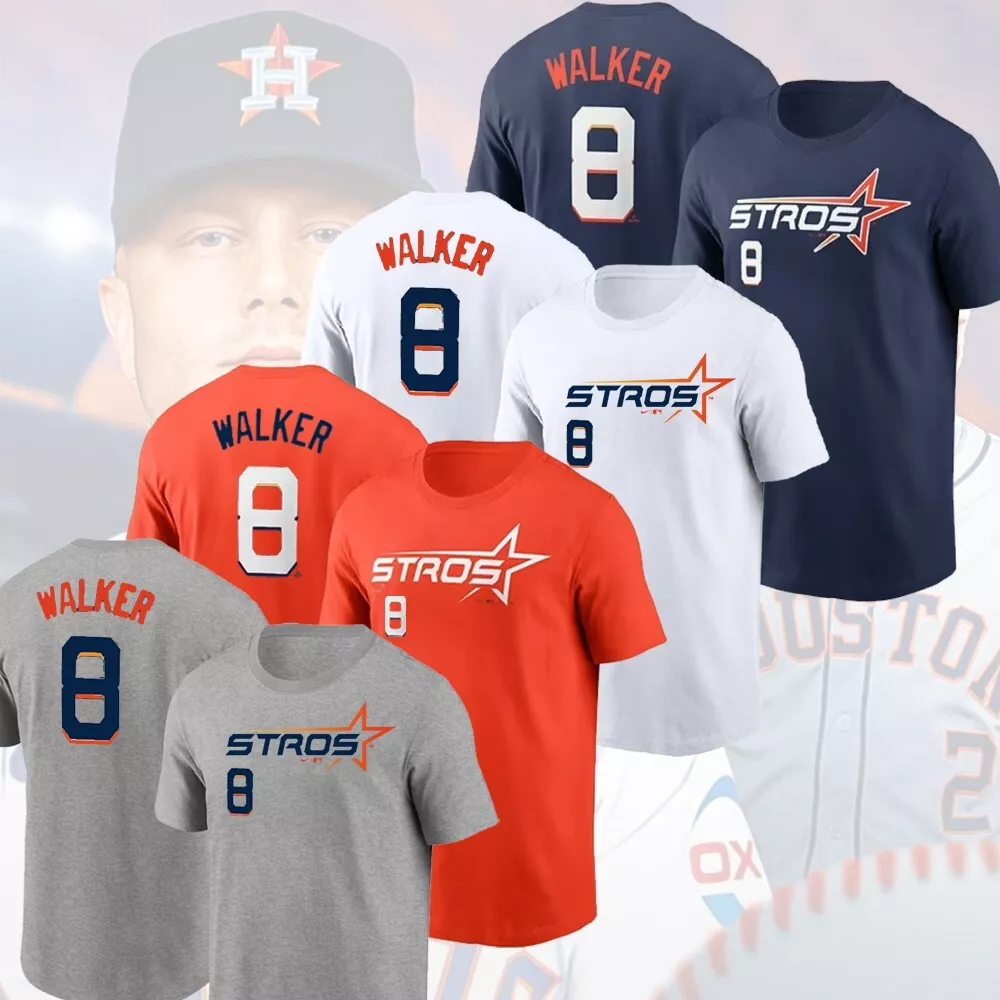 Christian Walker #8 Houston A.s.t.r.o.s 2025 City Connect Player Name ...