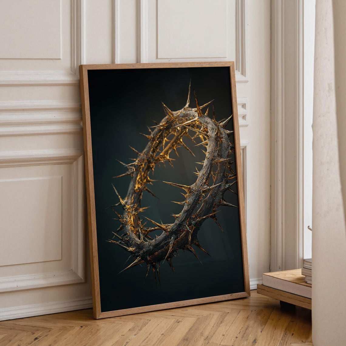 Christian Wall Art Crown Of Thorns Artwork Passion Of Christ Home Decor ...