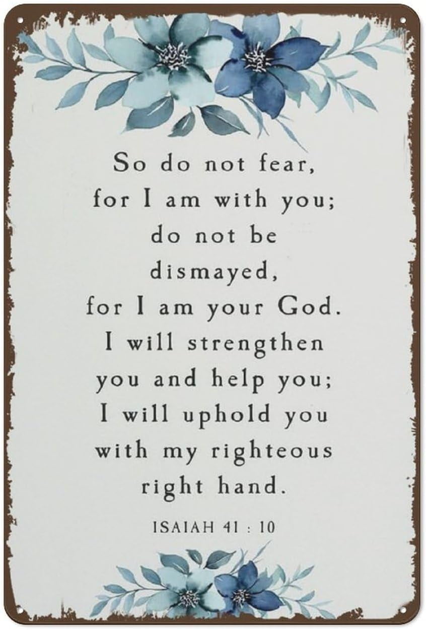 Christian Wall Art Do Not Fear For I Am With You Do Not Be Dismayed ...