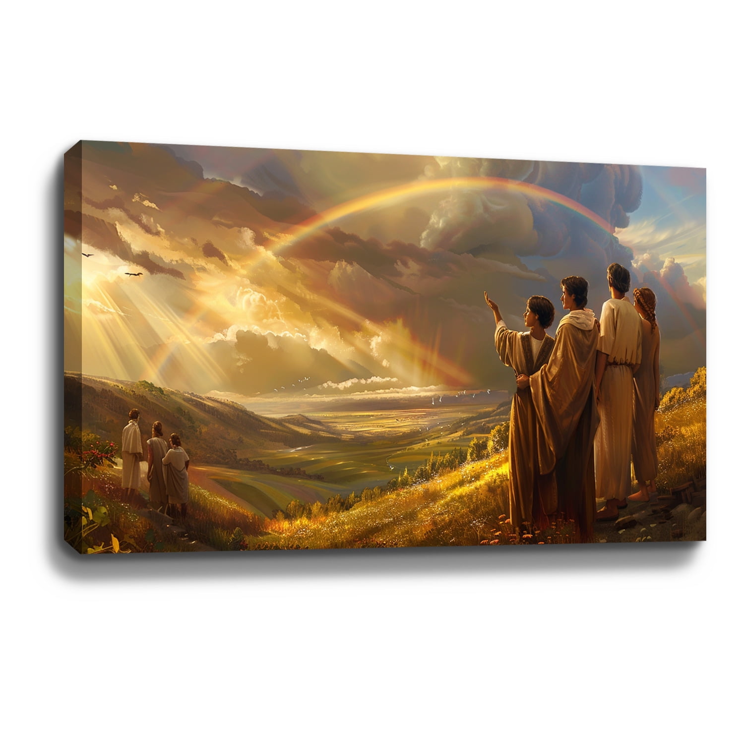 Christian Wall Art Jesus God Canvas Art The Love Of Juses Painting For ...