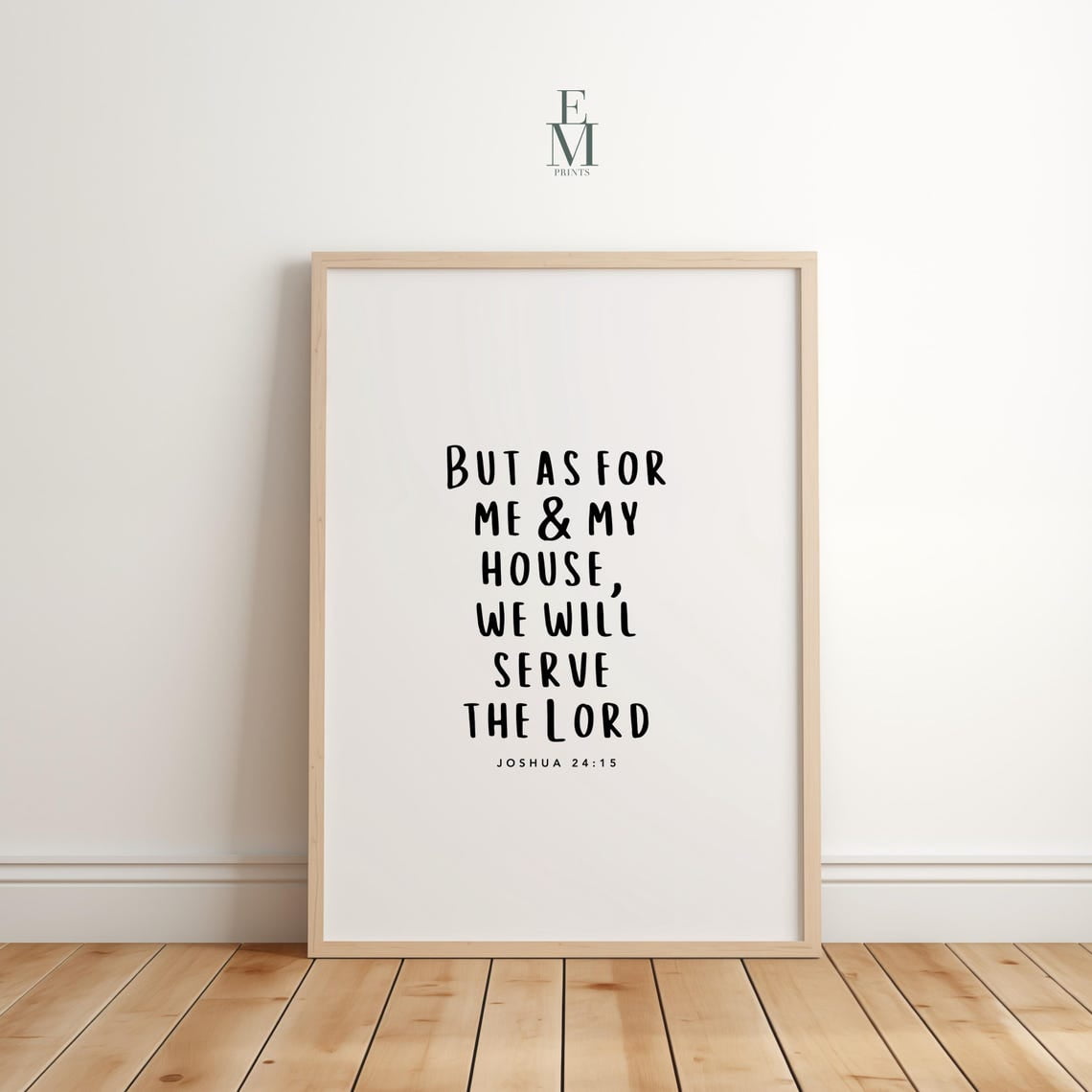 Christian Wall Art, Joshua 24:15, As For Me And My House,, Bible Verse ...