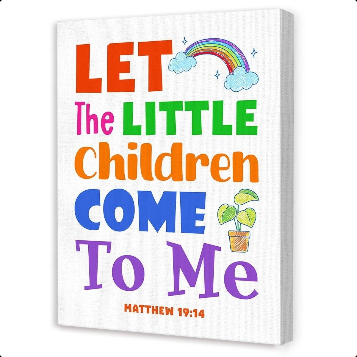 Christian Wall Art for Kids poster Bible Scripture Wall Decor,Christian ...