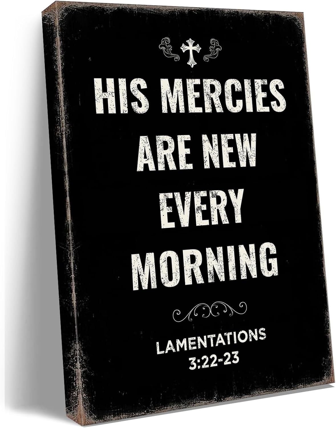 Christian Wall Art His Mercies Are New Every Morning 3:22-23 - Bible ...