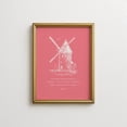 Christian Wall Art Print - Bible Verse Art John 3:8 Windmill Design ...