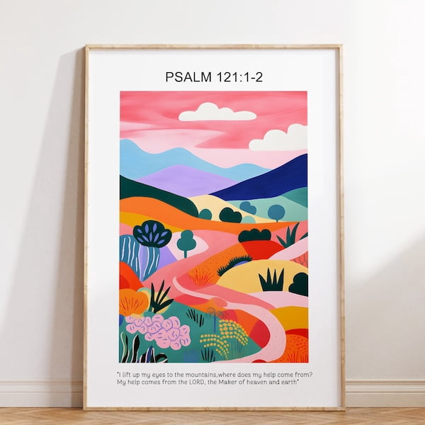 Christian Wall Art Print, Religious Poster, Faith Poster, Bible Verse ...