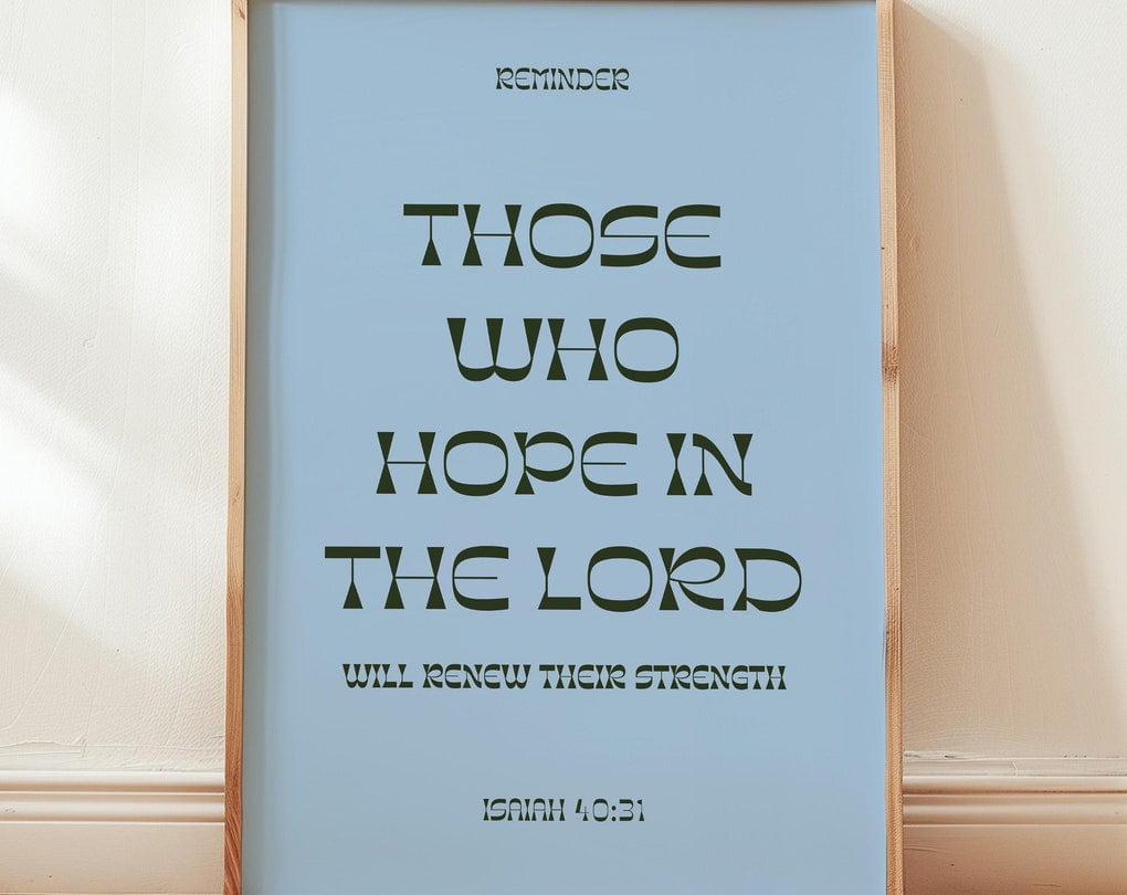 Christian Wall Art Printable With Bible Verse Wall Art Downloadable ...