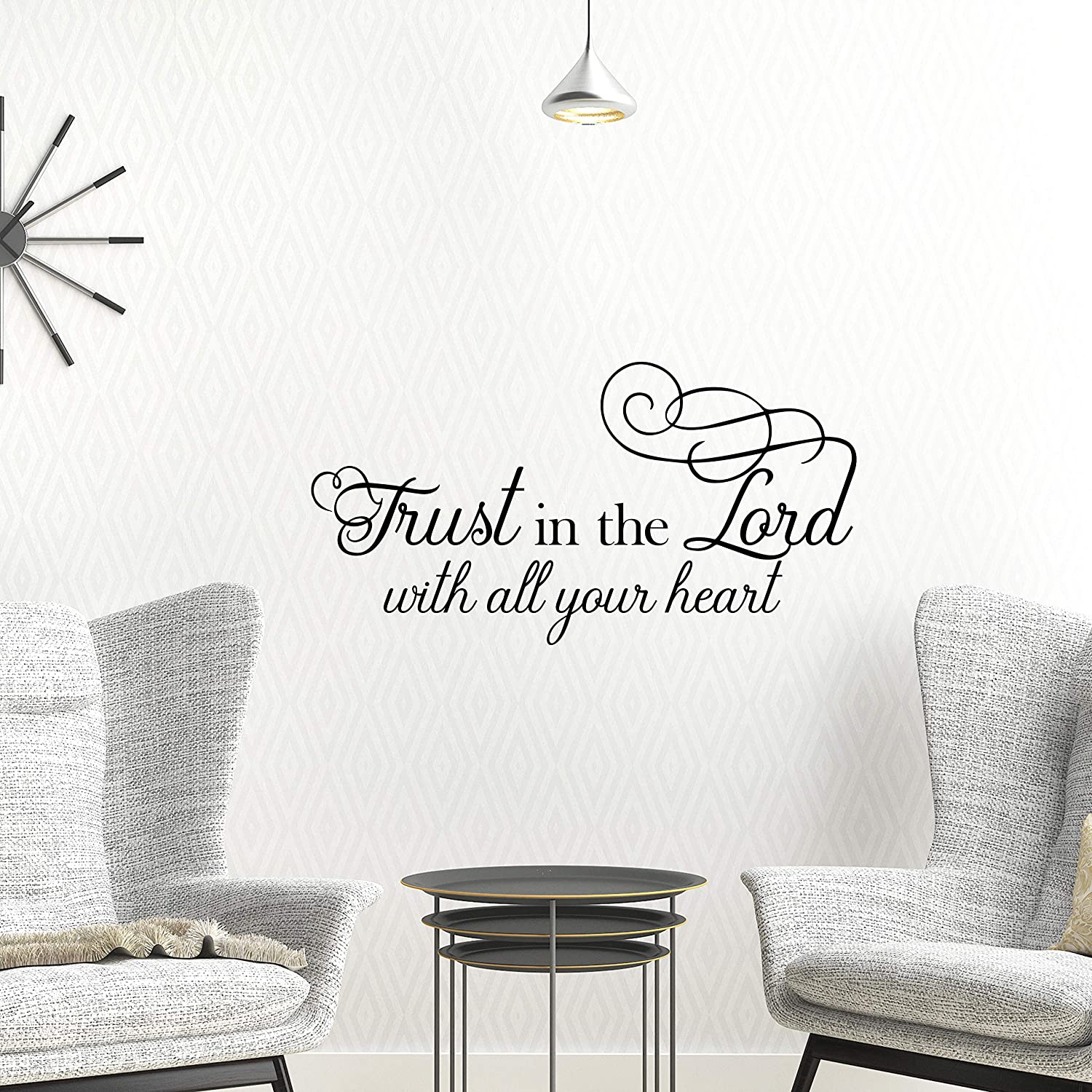 Christian Wall Decal - "Trust in the Lord" - Walmart.com
