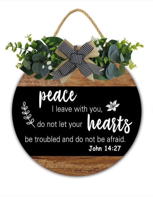 Christian Wall Signs Peace I Leave With You Christian Silent Non ...