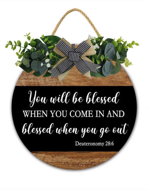 Christian Wall Signs You Will Be Blessed Christian Silent Non Ticking ...