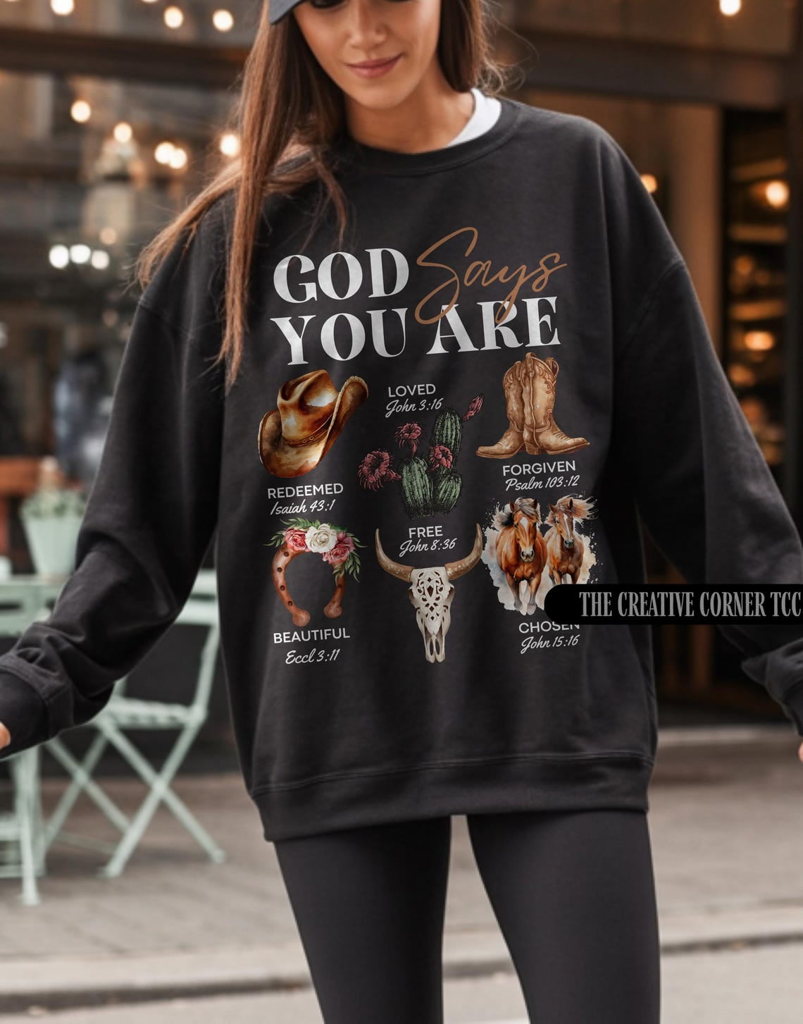 Christian Western Shirt, Christian Swetshirt, God Says Shirt, Western ...