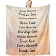 Christian White Elephant Blanket Gifts Bible Verse for Women Christmas ...